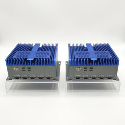 China Fanless Embedded Computer Intel Core I3/i5/i7 Processor Triple Monitor Support Dual Gigabit LAN Industrial Grade Stock Available for sale