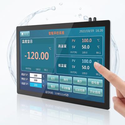 China Industrial Touch Screen LCD Monitor 8GB Panel PC with Capacitive Touch Screen 16:9 Aspect Ratio USB Interface-New for sale