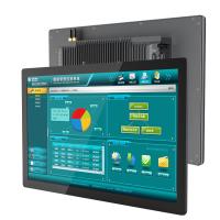 China 21.5 Inch Ip65 Window/Android/Linux 10 Point LCD Touchscreen Rugged All in One Fanless Embedded Industrial Panel Pc for sale