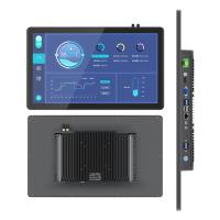 China Multi-Sized Factory Wholesale Industrial Panel PC-Wall Mount Android Touch Screen Computer LCD Display 1280x800/1920x1080 for sale