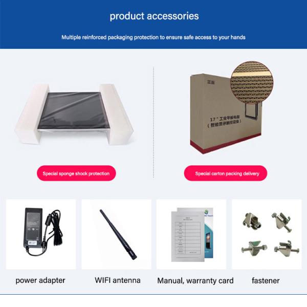 Quality Touch Screen Industrial Personal Computer Embedded Waterproof Rs232 Rs485 IP65 for sale