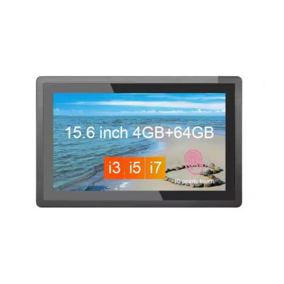 China 15.6 Inch 4+64GB Waterproof Touch Screen Tablet All in One Computer Android Panel Pc Industrial Computer Monitor for sale
