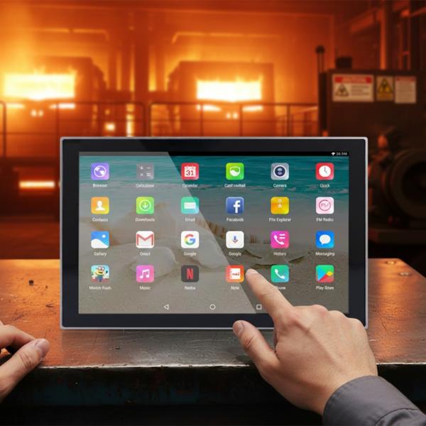 Quality 27-Inch Industrial HMI Panel PC Front IP65 Waterproof Dustproof Intel Core I7/i5 CPU 10-Point Projective Capacitive Touch Wide for sale