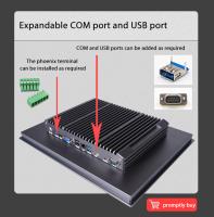 China Wall Mounting Type 19 Inch Industrial Interactive Display Fanless Capacitive J1900 J4125 Processor Touch Screen Panel Pc for sale
