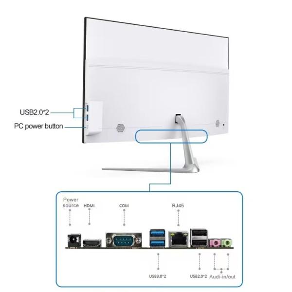 Quality 19 "/24"/27 "All-in-One PC with Touch HD Display for sale