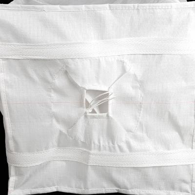 中国 2つのリングはFibcの上の大きさを袋に入れる2トン口の底を排出することを噴出 販売のため