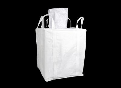 Cina Il fondo piatto 90x90x90cm Fibc tessuto pp insacca personalizzabile in vendita