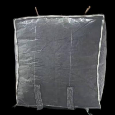 Cina Quarto 100*100*120cm pp Ton Bags Empty Dustproof Gray di FIBC con i cicli d'angolo trasversali in vendita