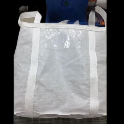 中国 0.5ton PP Woven Jumbo Bags Packing 1 Ton Bulk Belted Loops 販売のため