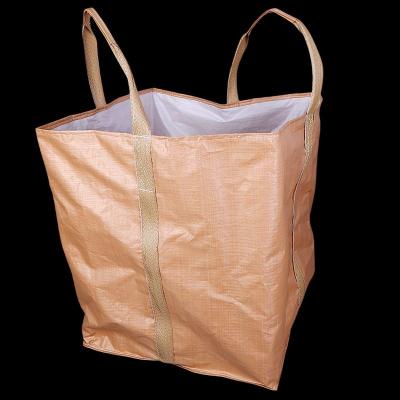 中国 LDPE Stone Woven Bagsのライト茶色FIBC Ton Bags 90X90X90cm 販売のため