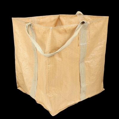 Cina HDPE in serie d'angolo trasversale Brown FIBC della borsa di 90cm in vendita