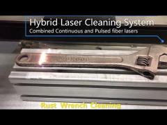 1000W 200W Fiber Laser Cleaning Machine for wrench hybrid