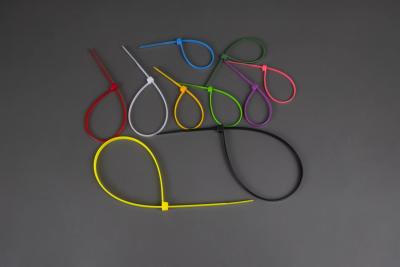China 10 Series  Nylon Zip Ties  Self Locking Plastic Ties 250mm / 9.8Inch for sale