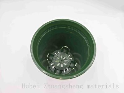 Cina Serie 4 vasi da fiori di plastica verdi 1 gallone in vendita