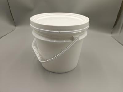 Cina Serie 8 secchi rotondi di plastica bianchi, mandarino 20L in vendita