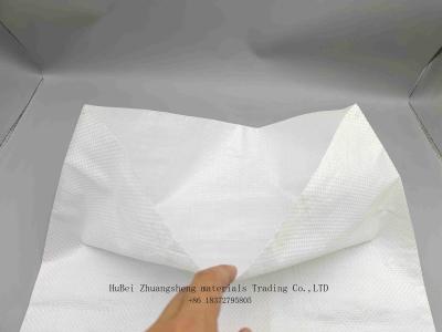 Cina Borsa tessuta del polipropilene di serie 3 bianca in vendita