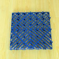 China Permeable  Plastic Interlocking Floor 3.9mm For Bathroom Multi Color for sale
