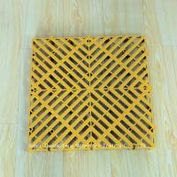 China Permeable  Plastic Interlocking Floor 3.9mm For Bathroom Multi Color for sale