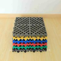 China Permeable  Plastic Interlocking Floor 3.9mm For Bathroom Multi Color for sale