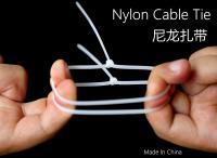 China 4 Series Self Locking Cable Ties Different Colored Zip Ties  4*250 Mm for sale