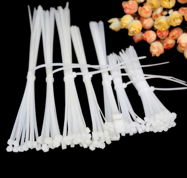 Quality 4 Series Self Locking Cable Ties Different Colored Zip Ties 4*250 Mm for sale