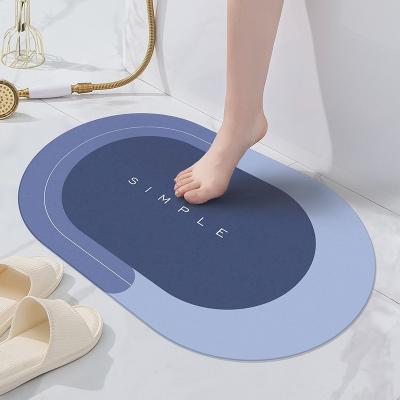 Cina Matera da bagno a terra di diatomee con protezione resistente al calore in vendita