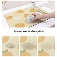 China Deep Dish Super Absorbent Mat for Quick Drying and Easy Cleaning on Kitchen Counters for sale