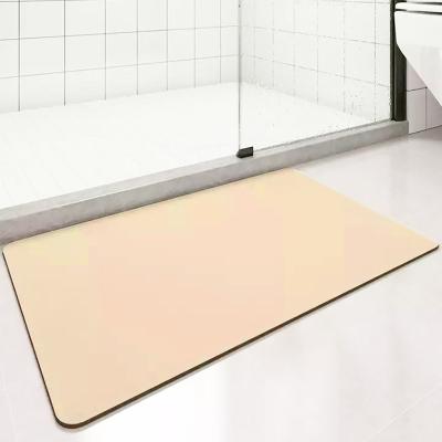 Cina Matera da bagno di diatomite per prestazioni antiscivolo e di asciugatura rapida in bagno ecologico in vendita