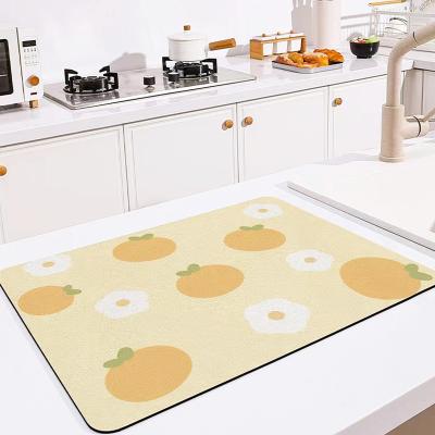 Cina Matto di terra di diatomee rettilineo non scivoloso per una pulizia facile in cucina in vendita