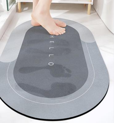 Cina Matto anti scivolamento di lusso per la stanza di casa Spazio 40 * 60cm Assorbe l'acqua Matto di porta forte in vendita