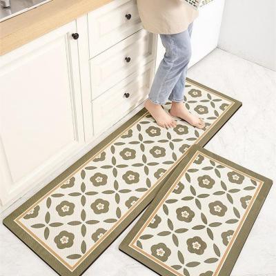 Cina 45*75cm/45*150cm tappetino da cucina per corridoio Materiale resistente all'inquinamento e ad assorbimento in vendita