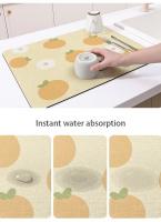 China Kitchen Absorbent Mat for Dustproof and Mould Proof Function in Custom Rectangle Shape for sale