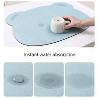 China Rubber Kitchen Counter Draining Mat with Multi-Function Pattern and Yellow Color for sale