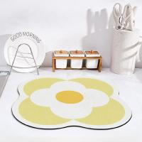 China Kitchen Tableware Home Hotel Diatomite Dish Drying Mat with Super Quick Dry Function for sale