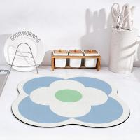 China Kitchen Tableware Home Hotel Diatomite Dish Drying Mat with Super Quick Dry Function for sale