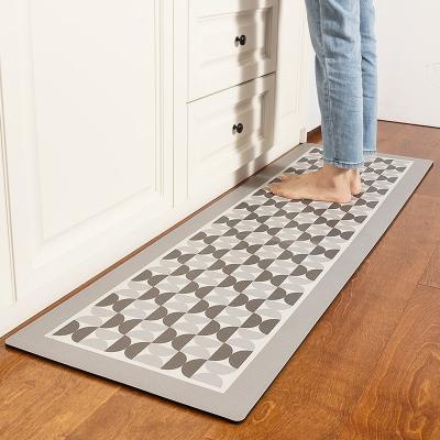 China Non-Slip Kitchen Mat Cushioned and Washable Diatom Mat for Floor Comfort for sale