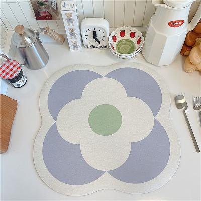 Cina Tavolo Decration Placemat asciugatura rapida poliestere Matta di asciugatura di piatti per pulizia della cucina in vendita