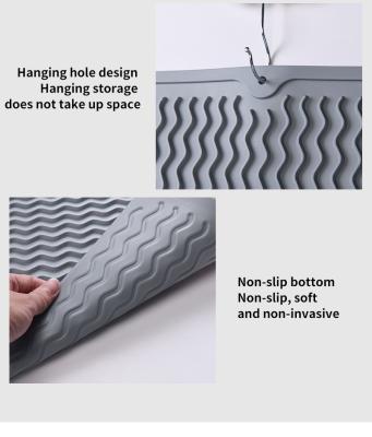 China Tapete de secagem de pratos de silicone customizado ecológico à venda