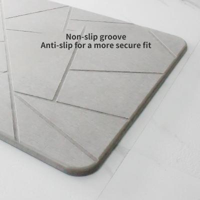 Cina Matera di doccia di terra di diatomee di asciugatura rapida Moderno design per bagno super assorbente in vendita
