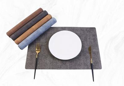 China Xin Hui Keuken of Eetkamer tafelmat Plaatsmat met printpatroon in grijs en zwart Te koop