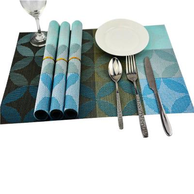 China 30*45cm of op maat gemaakte PVC tafelmat voor restaurants Hittebestendig en herbruikbaar Te koop