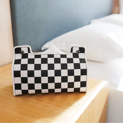 中国 家庭 レストラン と バンケット の ため の 持ち運び の 贅沢 折りたたみ 洗える 革 の ナプキン ホルダー 販売のため