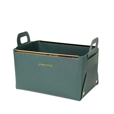 Cina Cesto di cuoio comodo e versatile per le vacanze giornaliere 3-6L Capacità 24*14*13cm in vendita