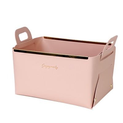 Cina Cesto di cuoio comodo e versatile per le vacanze giornaliere 3-6L Capacità 24*14*13cm in vendita