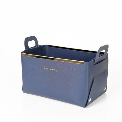 Cina Cesto di cuoio comodo e versatile per le vacanze giornaliere 3-6L Capacità 24*14*13cm in vendita