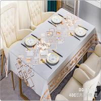China Stain Resistant Tablecloth for Kitchen Table Cover Design PVC Rectangle Tablecloth for sale