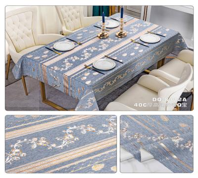Cina 137cm*20m impermeabile Blu Dorato Dining Matrimonio Non tessuto Acquapiglia impermeabile in vendita