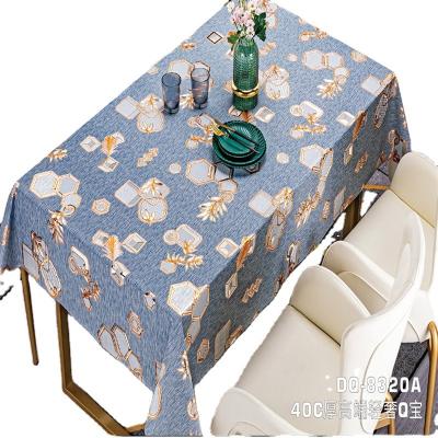 Cina 137cm*20m impermeabile Blu Dorato Dining Matrimonio Non tessuto Acquapiglia impermeabile in vendita