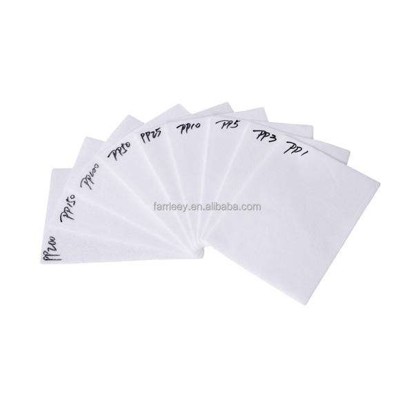 Spunbonded Polyester Non Woven Filter Media Nanofiber Fabric Roll