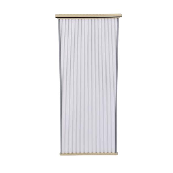 Quality Spunbond Polyester Dust Collector Filter Media Pleated Panel Air Filters for sale